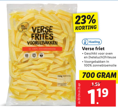 patat folder aanbieding bij Lidl - details