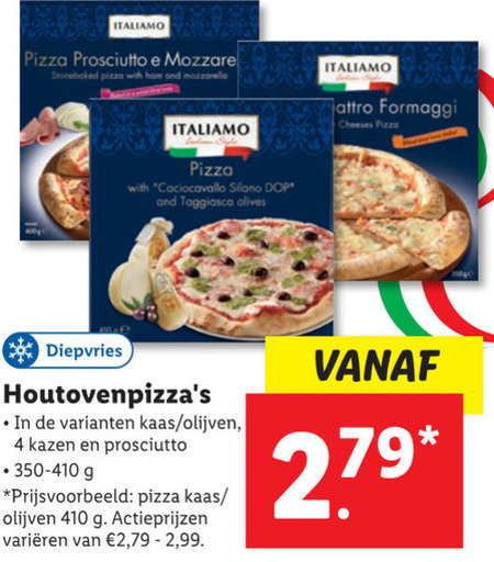 diepvriespizza folder aanbieding bij Lidl - details