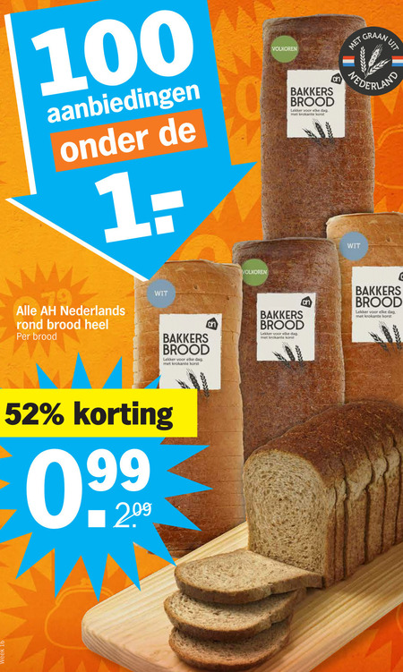 brood folder aanbieding bij Albert Heijn - details