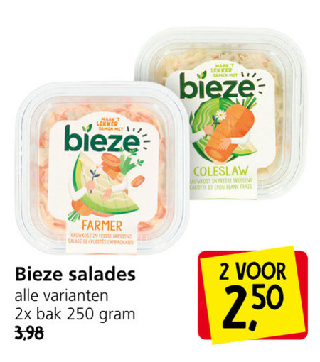 Bieze salade folder aanbieding bij Jan Linders - details
