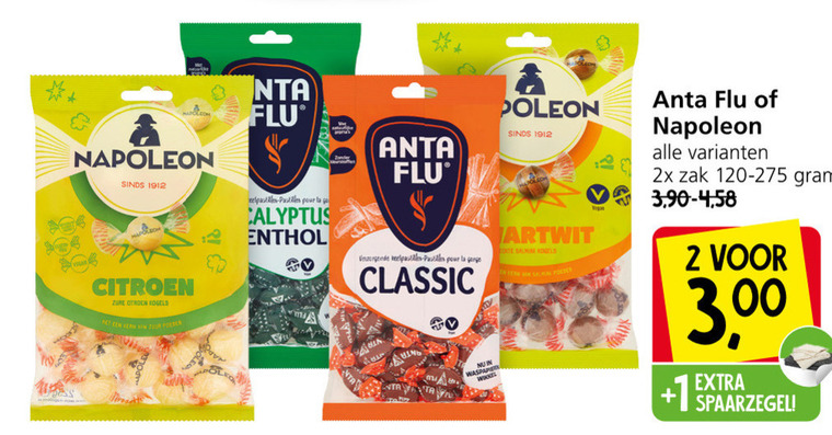 Anta Flu snoep folder aanbieding bij Jan Linders - details