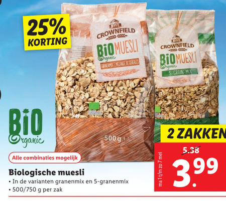muesli folder aanbieding bij Lidl - details
