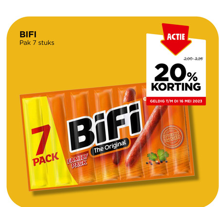 Bifi bierworstjes folder aanbieding bij Jumbo - details