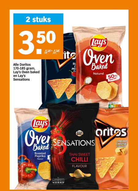 Lays chips folder aanbieding bij Albert Heijn - details