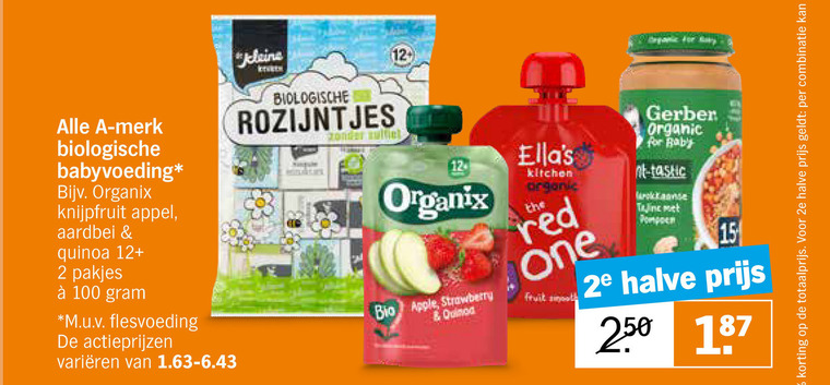 Alle merken babyvoeding folder aanbieding bij Albert Heijn - details