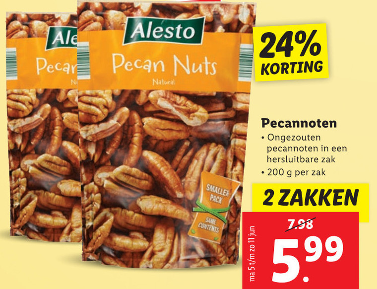 pecannoten folder aanbieding bij Lidl - details