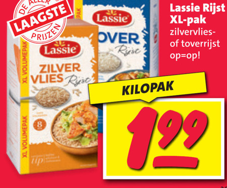 Lassie rijst folder aanbieding bij Nettorama - details