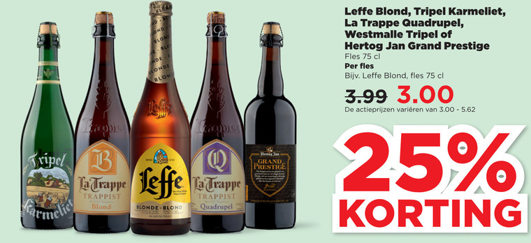 Hertog Jan speciaalbier folder aanbieding bij Plus - details