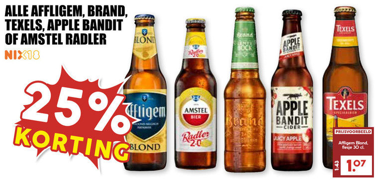 Texels radler bier, appelcider folder aanbieding bij MCD Supermarkt ...