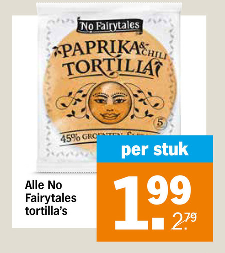 tortilla folder aanbieding bij Albert Heijn - details