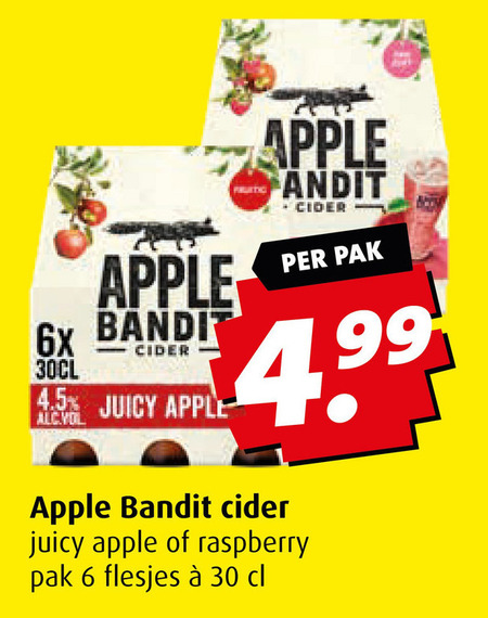 Apple bandit appelcider folder aanbieding bij Boni - details