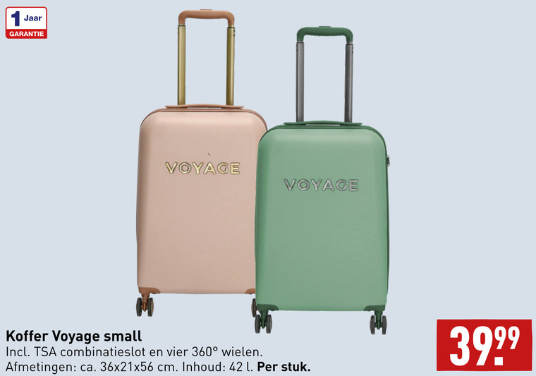 koffer folder aanbieding bij Aldi - details