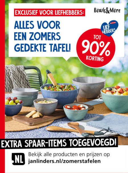 spaaraktie folder aanbieding bij Jan Linders - details