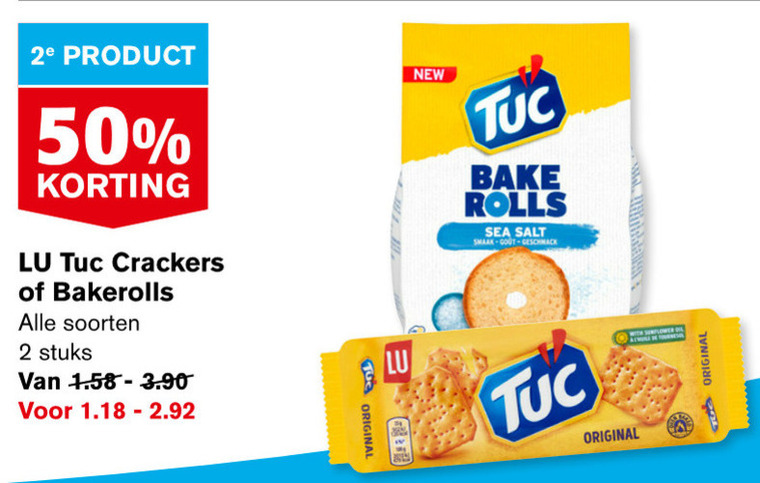 Lu Tuc crackers folder aanbieding bij Hoogvliet - details