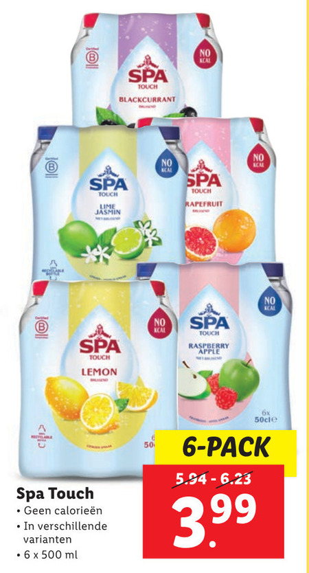 Spa en Fruit fruitdrank folder aanbieding bij Lidl - details