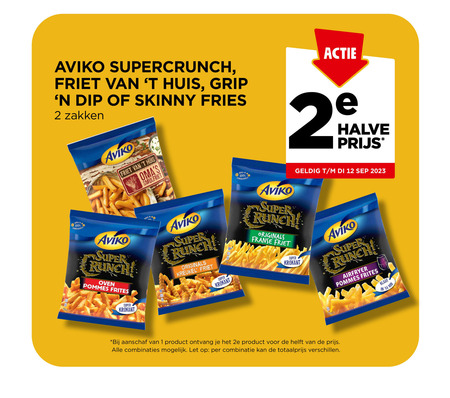 Aviko patat folder aanbieding bij Jumbo - details