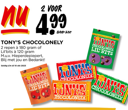 Tony Chocolony chocolade folder aanbieding bij Jumbo - details