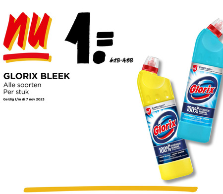 Glorix bleekmiddel folder aanbieding bij Jumbo - details