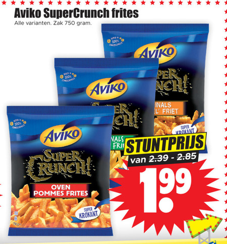 Aviko patat folder aanbieding bij Dirk - details