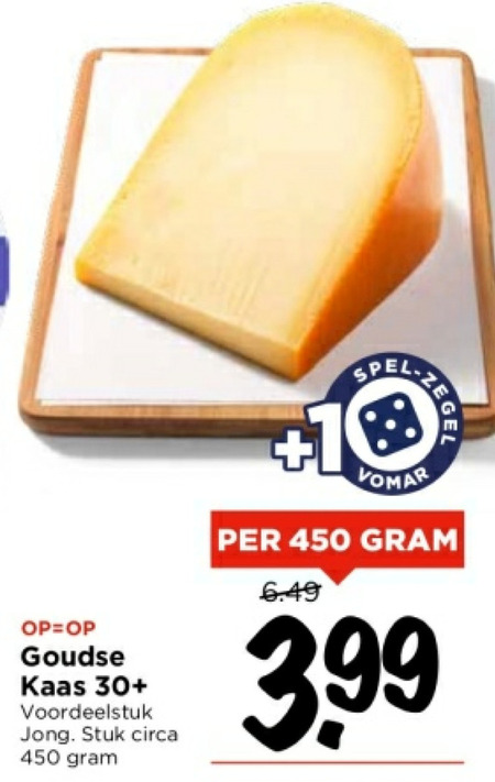kaas folder aanbieding bij Vomar - details