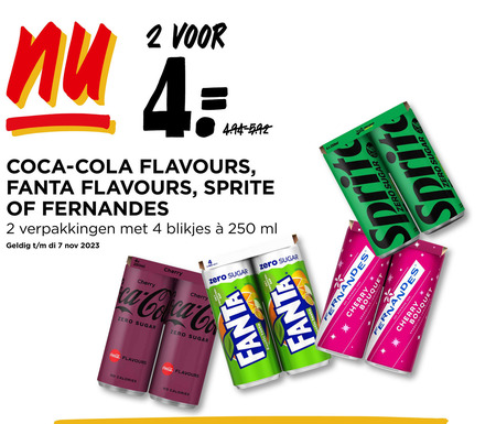 Fernandes cola, frisdrank folder aanbieding bij Jumbo - details