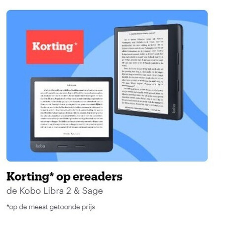 kobo ebook reader folder aanbieding bij Bol.com - details