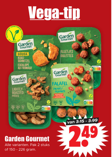Garden Gourmet vegetarisch folder aanbieding bij Dirk - details