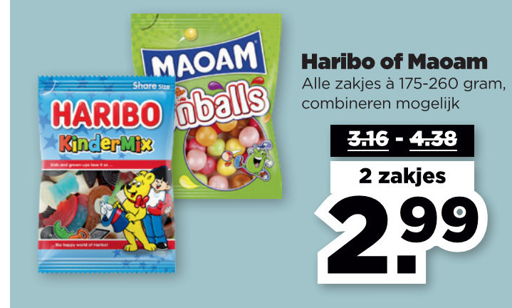Haribo snoep folder aanbieding bij Plus - details