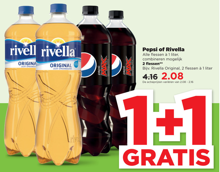 Rivella cola, frisdrank folder aanbieding bij Plus - details