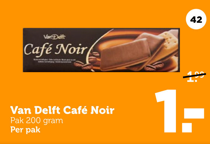 Van Delft biscuits folder aanbieding bij Coop - details