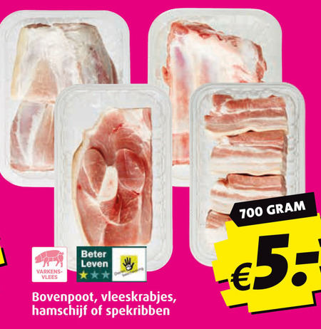 hamschijven, erwtensoepvlees folder aanbieding bij Boni - details
