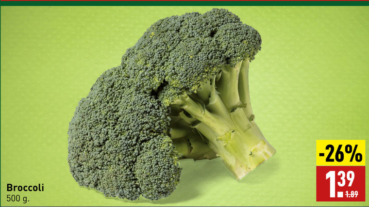 broccoli folder aanbieding bij Aldi - details