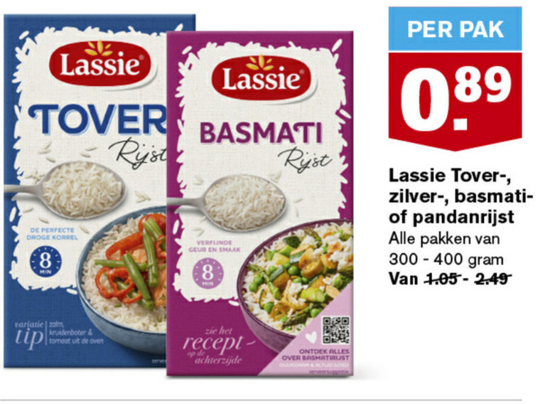 Lassie rijst folder aanbieding bij Hoogvliet - details
