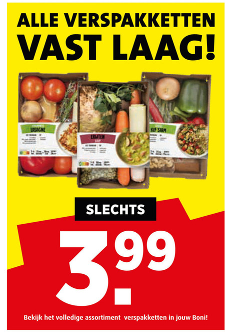 folder aanbieding bij Boni - details